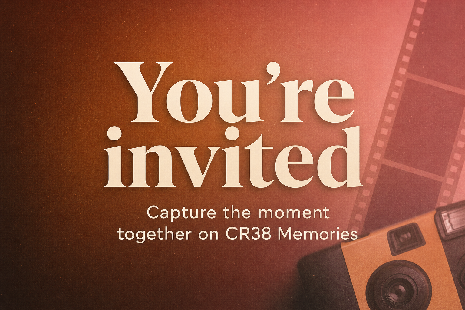 CR38 Memories - Share Photos from Your Events